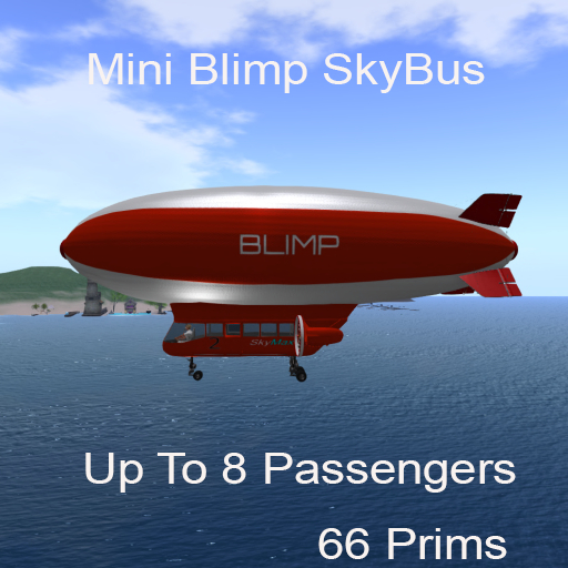 Second Life Marketplace - SkyMax Mini-Blimp SkyBus No 2